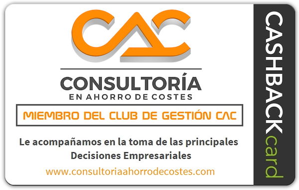 Tarjeta MyCAC | Consultoría Ahorro de Costes
